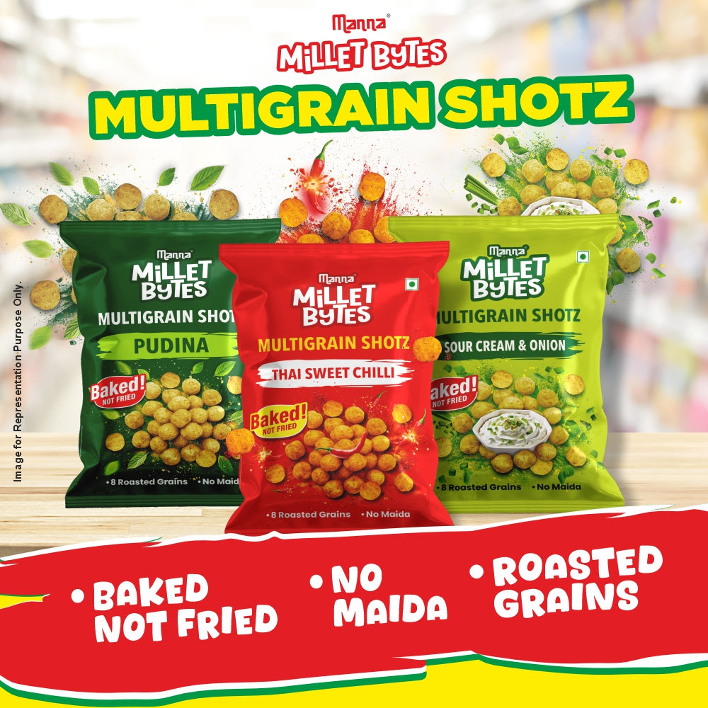 Multigrain Shotz - Millet Puff – Manna Foods