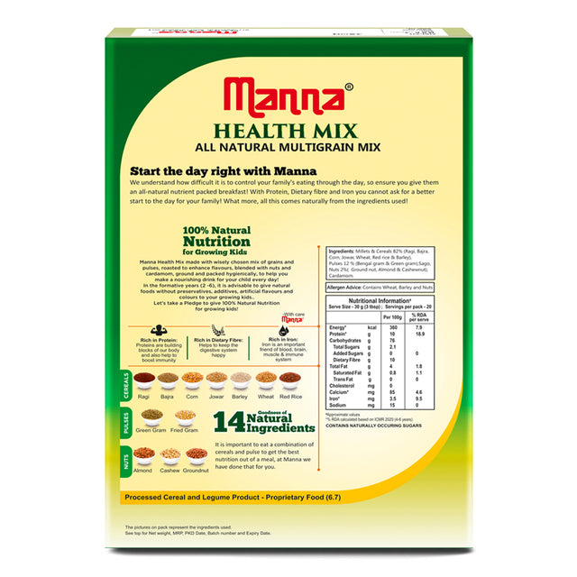 Manna Health Mix | The Original Heath Mix – Manna Foods