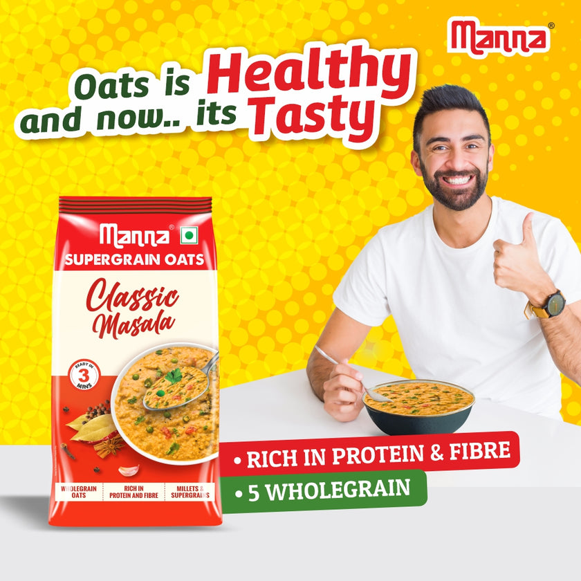 Masala Oats Classic 450g – Manna Foods