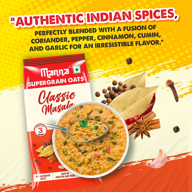 Masala Oats Classic 450g – Manna Foods